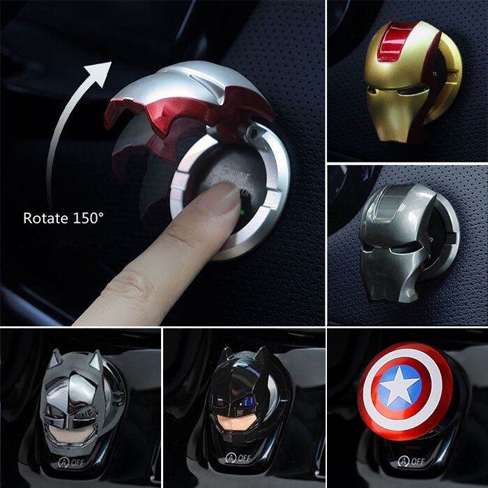 Primo Universal Engine Start/Stop Button Cover Marvel Push to Start ...