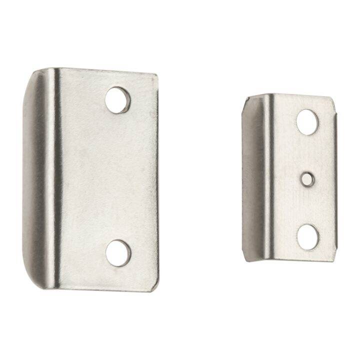 【CW】 10 or 20 Pcs Drawer Lock Strike Plate for Office Cupboard Metal ...