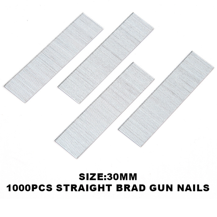 F30 Straight Brad Gun Nails 30MM For Electric Nail Gun Stapler Nailer ...