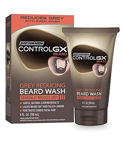 Just For Men Control GX Grey Reducing Beard Wash Shampoo, Gradually ...