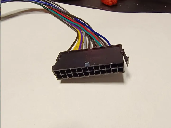 24pin 24 Pin to 14 Pin Convert PSU Main Power Supply ATX Adapter Cable ...