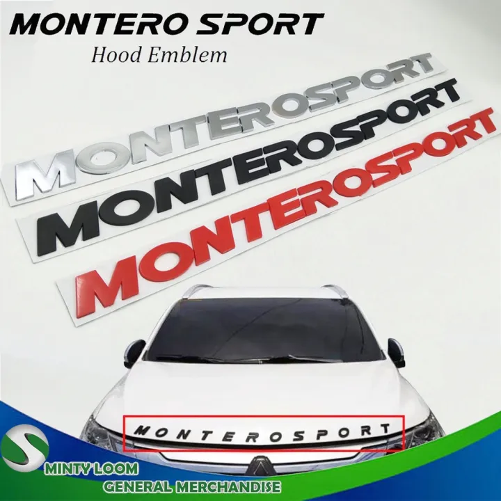 For Mitsubishi Pajero Montero Sport Suv Front Hood Emblems Badge Logo ...