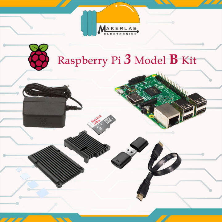 Raspberry Pi 3 Model B Complete Starter Kit | Lazada PH