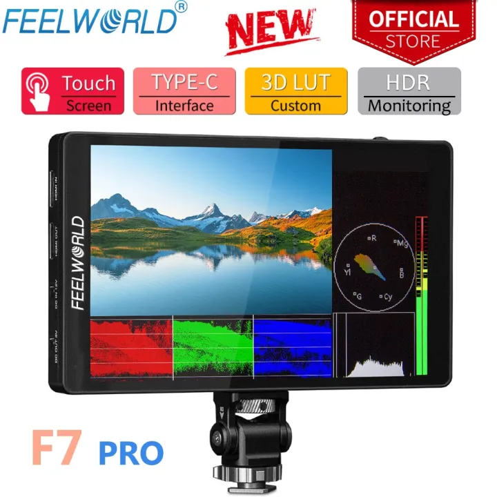 FEELWORLD F7 PRO 7 Inch Touch Screen3d LUT DSLR Camera Field Director ...