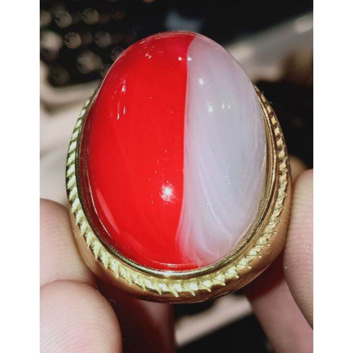 BATU PERMATA ASLI MERAH PUTIH | Lazada Indonesia