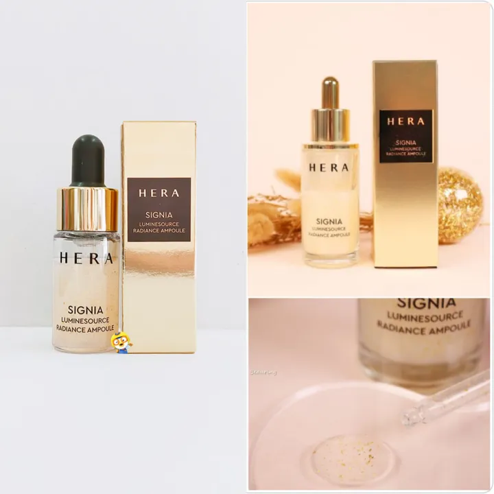 ใหม่ แอมพูลเปปไทด์+อัญมณี HERA SIGNIA LUMINESOUCE RADIANCE AMPOULE | Lazada.co.th