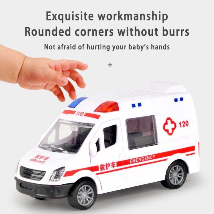 Boy Toy Inertia Toy Child Toy Car Model City Diecast Ambulance ...