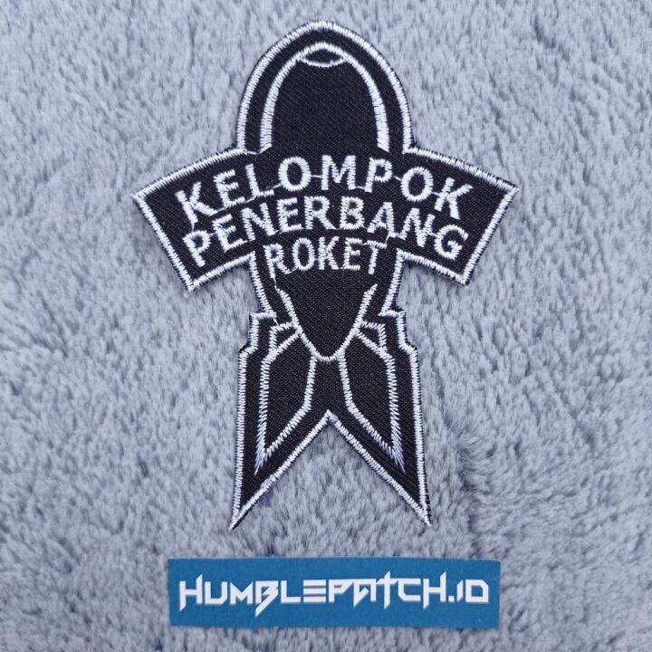 PATCH ON ! EMBLEM BORDIR BAND KELOMPOK PENERBANG ROKET LOGO | Lazada Indonesia