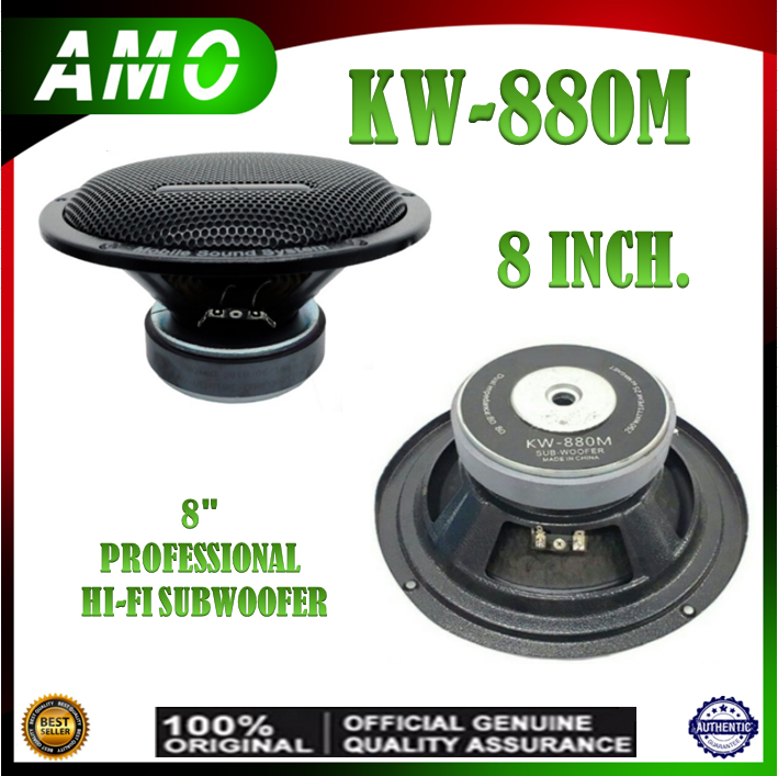 High quality/ Hi-Fi subwoofer /100% /KW-880M/subwoofer 8" /powerful sound quality /250W speakers ...