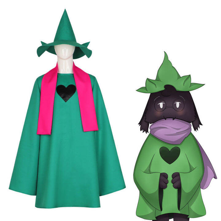 Game Deltarune Ralsei Cosplay Costume Halloween Carnival Party s Cape ...