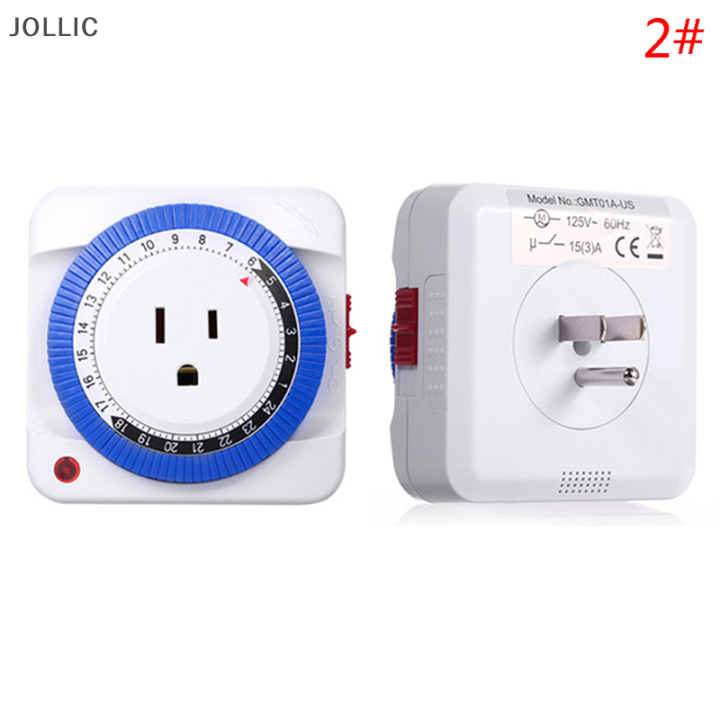 Jollic 1PC SWITCH TIMER Plug In Mechanical สายดิน Smart COUNTDOWN LOOP SWITCH SOCKET | Lazada.co.th