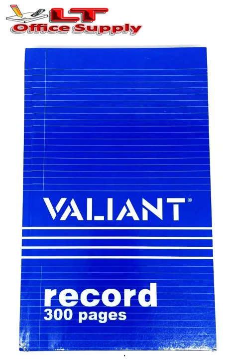 Valiant Record Book Notebook Hard Cover Big Record Book | Lazada PH