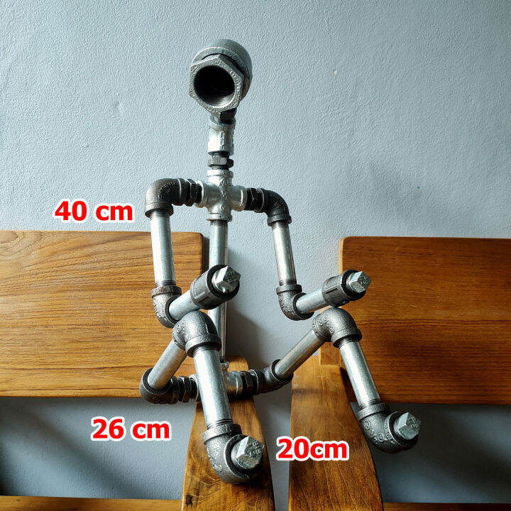 ตุ๊กตา สไตล์ลอฟท์ LOFT PIPE ทำจากท่อประปาเหล็กกัลวาไนซ์ | Lazada.co.th