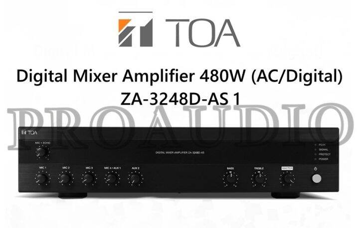 DIGITAL AMPLIFIER MIXER TOA ZA-3248D-AS ZA 3248 D AS AZ3248DAS 480 W ...
