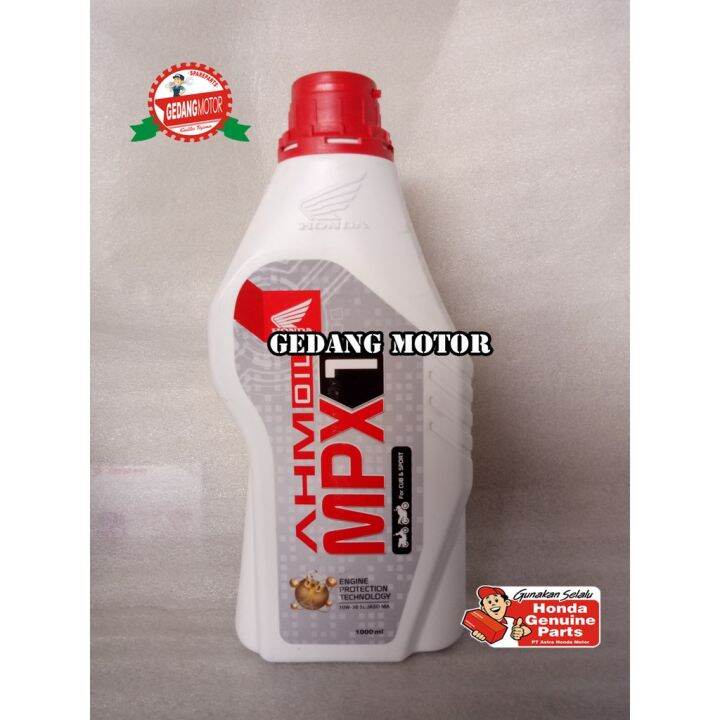 OLI MOTOR/ OLI MPX 1 1 LITER/ OLI AHM HONDA | Lazada Indonesia