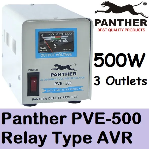 【Ready Stock】 Panther AVR 500W Relay Type Automatic Voltage Regulator ...