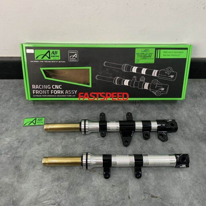 AJI CNC FRONT FORK LAY NVX155 LOWER 1.5 RACING CNC FRONT FROK ASSY GOLD ...