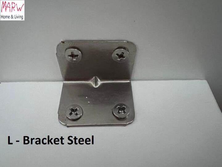 L Bracket Steel 32mm x 23mm THICKN besi L Shaped Right Angle Corner ...