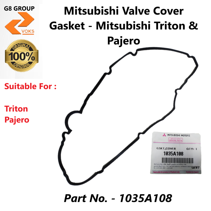 Mitsubishi Valve Cover Gasket - Mitsubishi Triton & Pajero ( 1035A108 ...