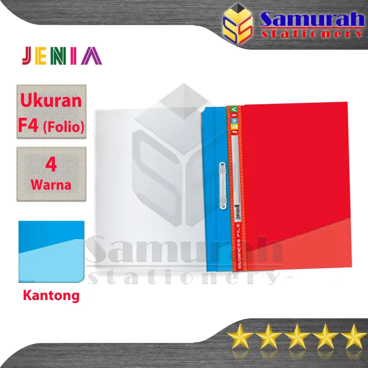Map Business File Kantong Folio Jenia / Bisnis File Acco Plastik F4 ...