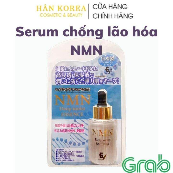 Serum NMN Deep Moist Essence 30ml, tái tạo da, chống lão hóa, căng bóng, se khít lỗ chân lông ...