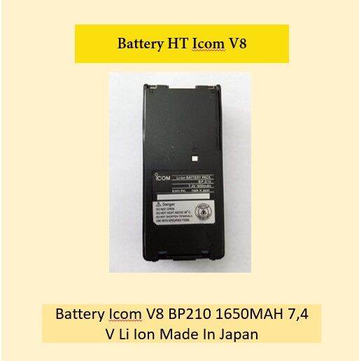 Battery HT Icom V8 Battery Icom V8 BP210 1650MAH 7,4 V Li Ion Made In ...