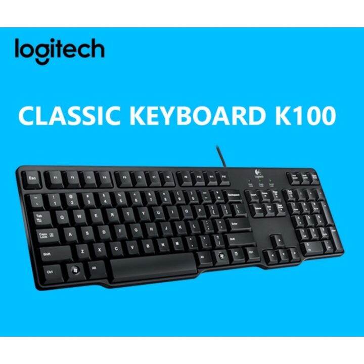 Logitech Clic Keyboard K100 OriginaL | Lazada Indonesia