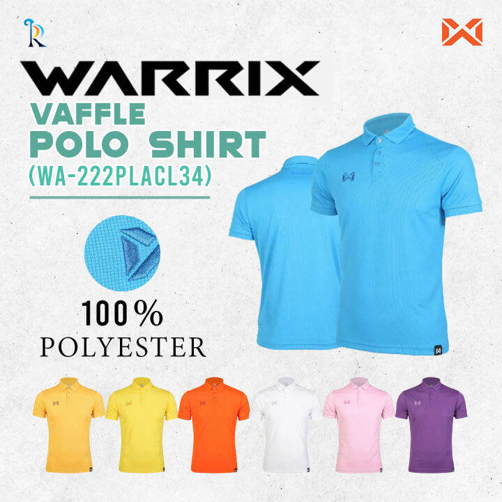 เสื้อโปโลผู้ชาย เสื้อโปโลแขนสั้น เสื้อกีฬาผู้ชาย เสื้อโปโล WARRIX รุ่น WA-222PLACL34 POLO ชุด 2 ...
