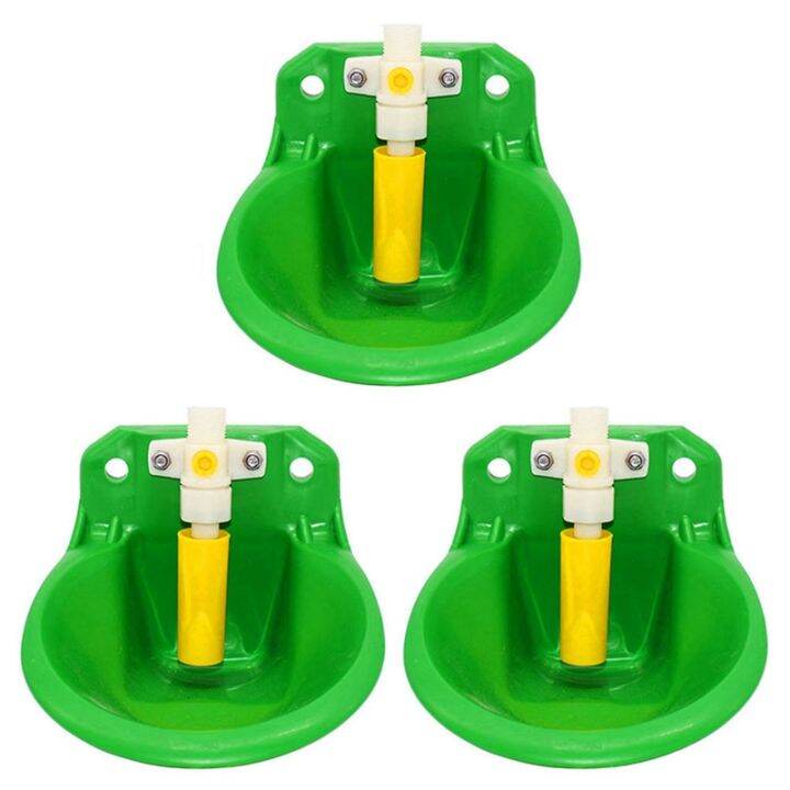 3X Automatic Goat Sheep Waterer Bowl Cow Cattle Feeder Plastic Drinking ...