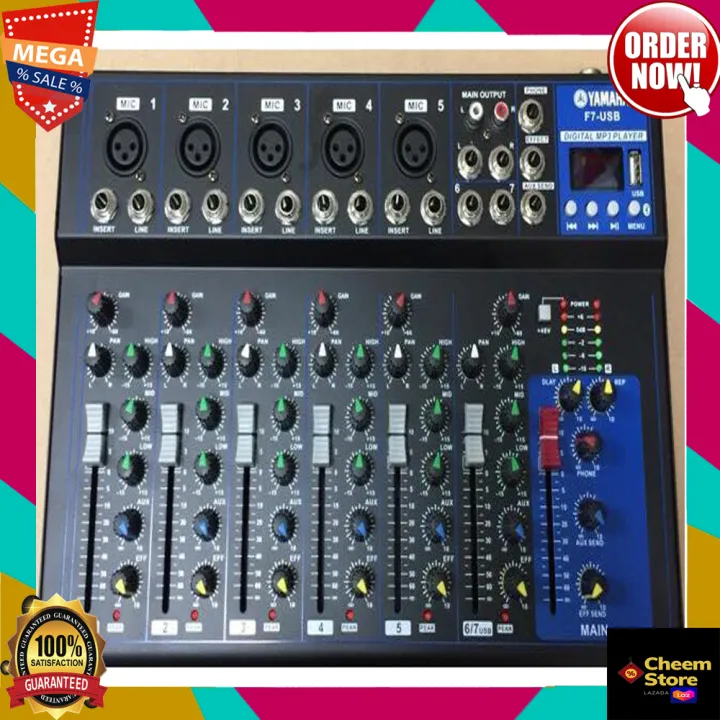 7 CHANNEL AUDIO MIXER | Lazada PH
