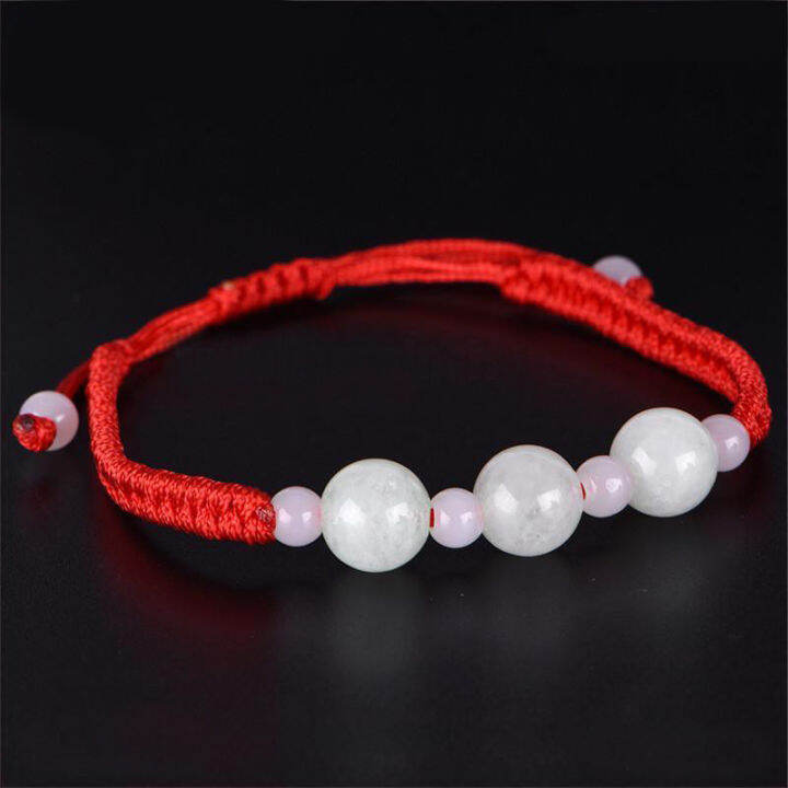Gelang Tali Warna Merah Jade Keberuntungan untuk Keberuntungan | Lazada ...
