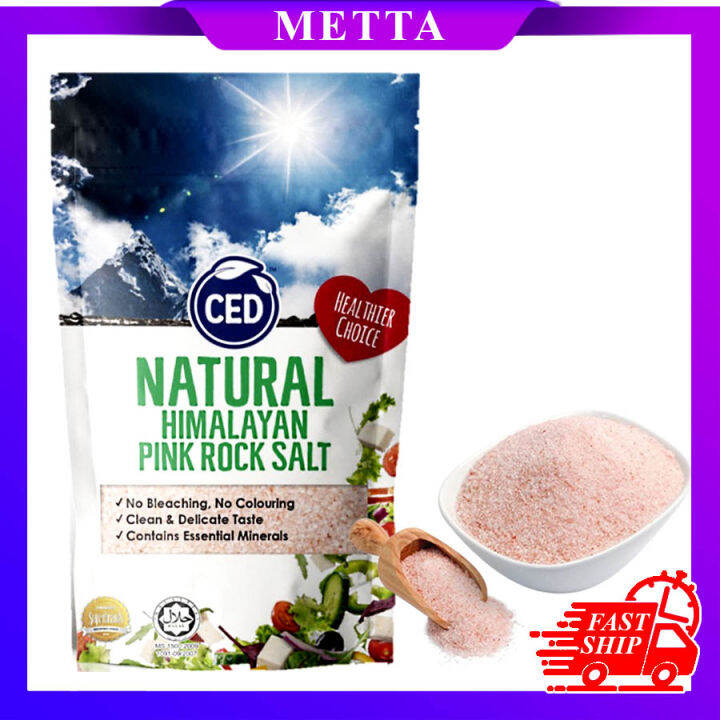 Garam Bukit Semulajadi 500g | CED Natural Pink Himalayan Rock Salt ...
