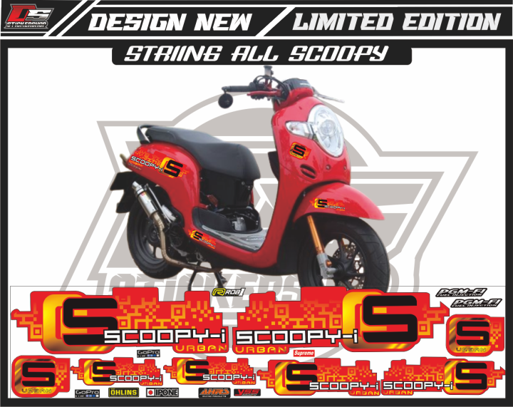 STRIPING ALL SCOOPY CONCEPT URBAN/MOTIP BARCODE,STRIPING VARIASI SCOOPY ...