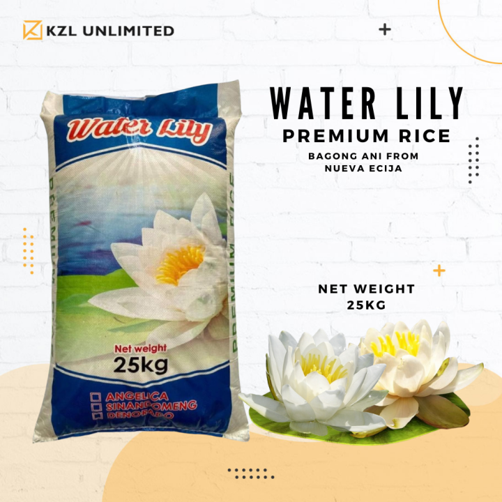 Water Lily Premium Rice 25kg Bagong Ani from Nueva Ecija | Lazada PH