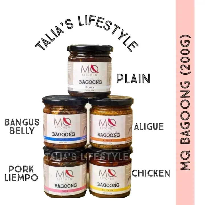 Factory direct sales MQ KITCHEN - GOURMET BAGOONG (Plain, pork liempo ...