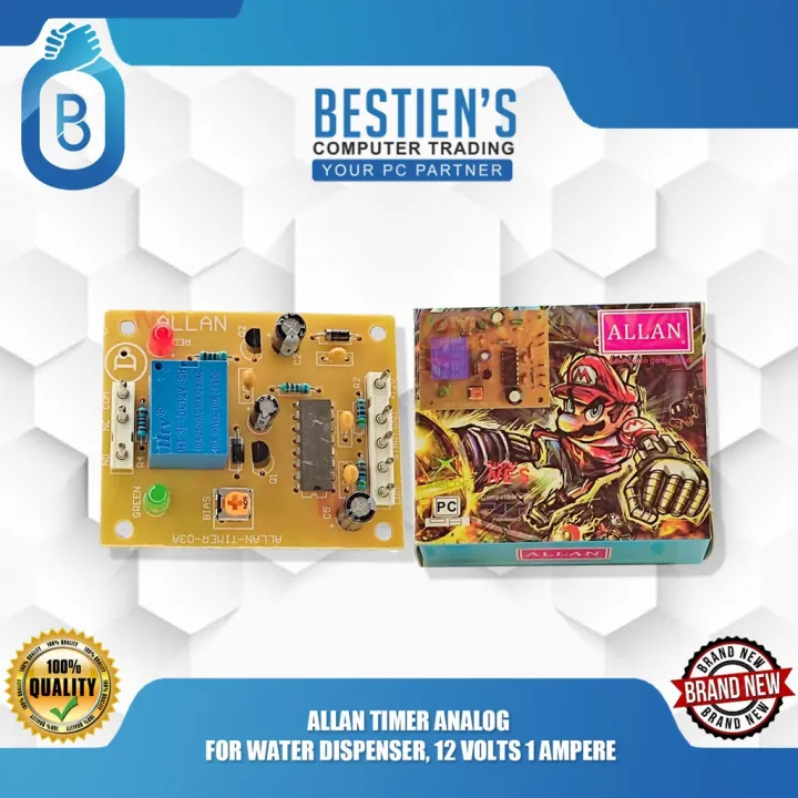 ALLAN TIMER ANALOG FOR WATER DISPENSER 12 VOLTS 1 AMPERE | Lazada PH