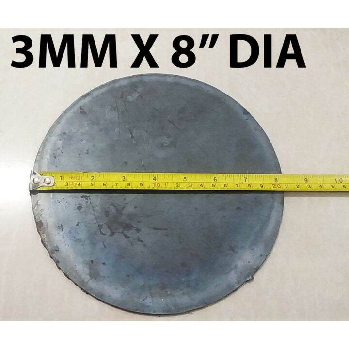 【READY STOCK】 ☝MS BASE PLATE CIRCLE 3MM THICKNESS X 8 INCHES DIAMETER ...