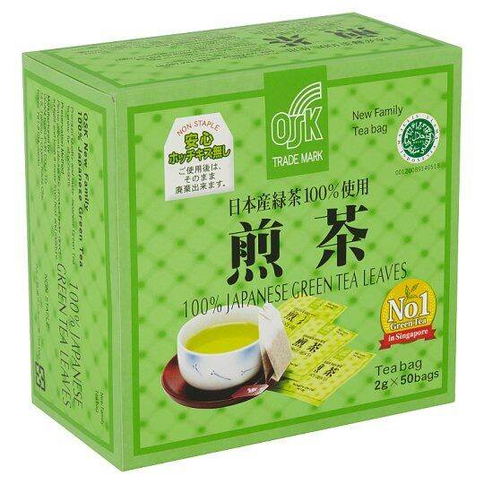 OSK Japanese Green Tea 50 Tea Bags | Lazada