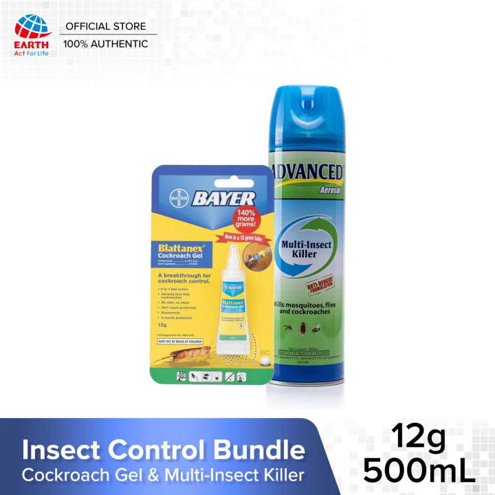 Insect Control Bundle: Blattanex Cockroach Gel + Advanced Multi-Insect ...