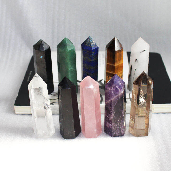 Natural Energy Crystal Column Hand Polished Obelisk Quartz Crystal ...