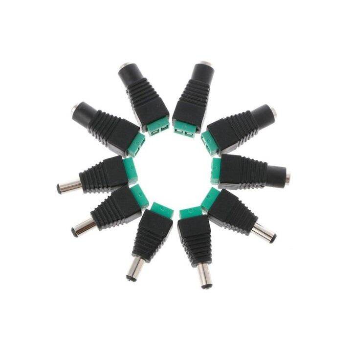 DC Plug Connector 5 Pairs Male + Female | Lazada PH