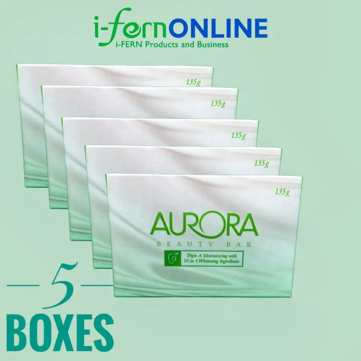 IFERN Aurora Soap 135g [ 5 Boxes ] - GodsFavorBoutique | Lazada PH