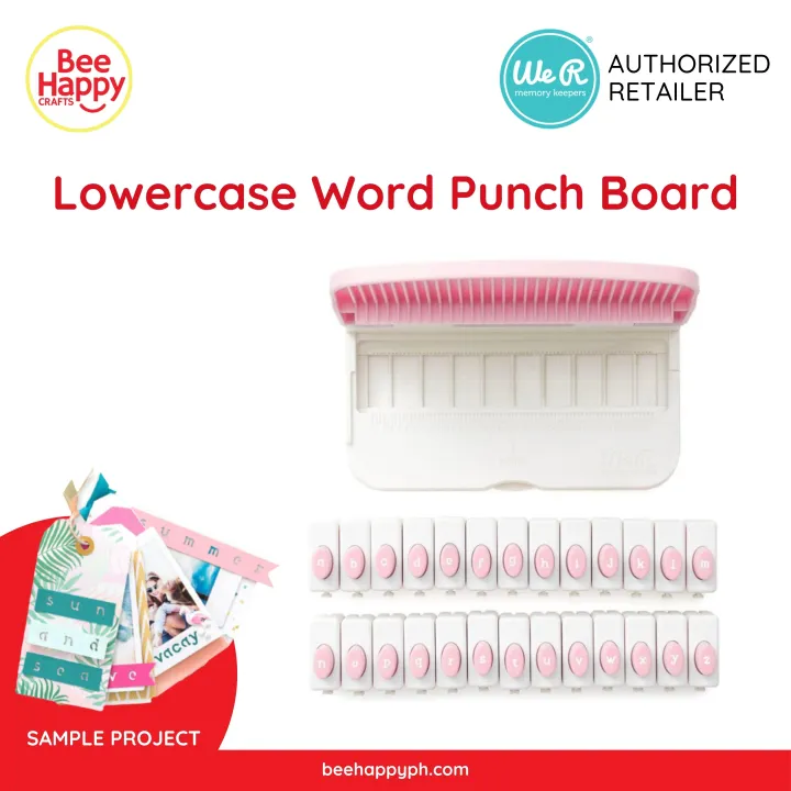 Lowercase Punch Word Punch Board We R Memory Keepers | Lazada PH