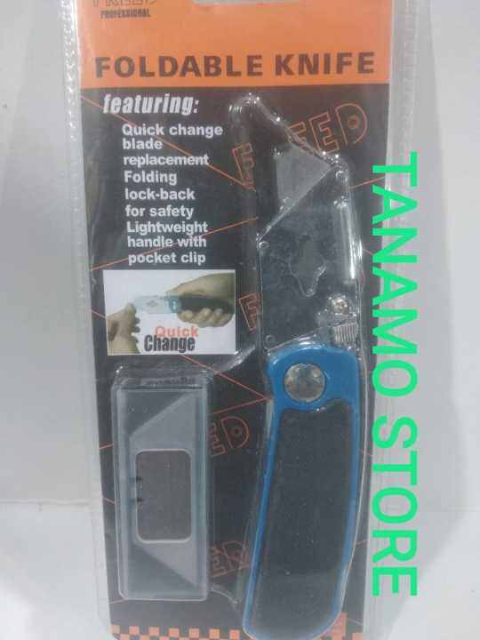 Pisau Cutter Lipat Foldable Knife Kater Gypsum Gipsum GRC | Lazada ...