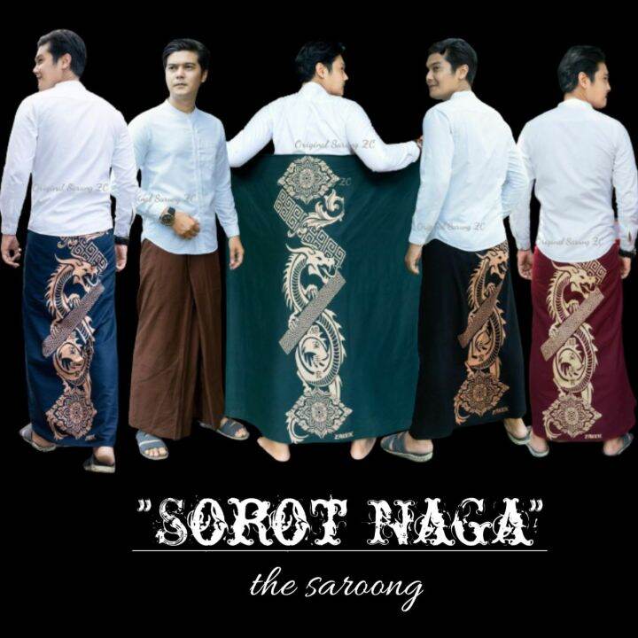 Sarung Batik Santri Keren Kekinian Millenial Motif Sorot Naga Az-Zahir ...