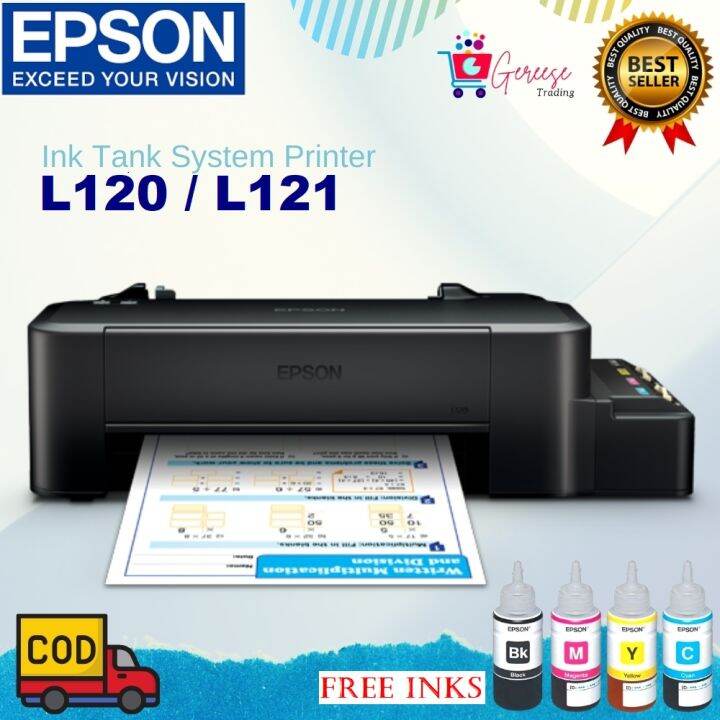 Epson L120 / L121 Ink Tank Printer (Brand New) continuous ink system | Lazada PH
