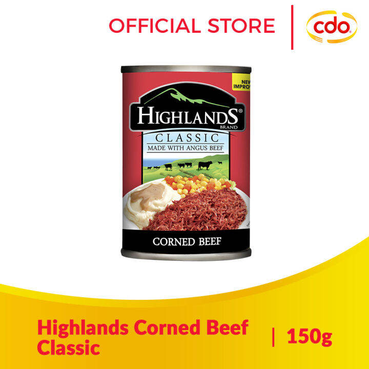 HIGHLANDS Classic Corned Beef 150g | Lazada PH