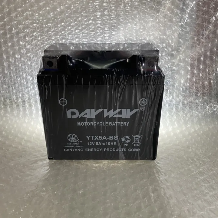Explosive models DAYWAY 5L Motorcycle Battery for Raider Carb Raider Fi ...