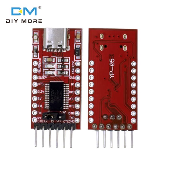 diymore FT232RL FTDI Type-C to TTL Serial Converter Adapter Module 3.3V ...