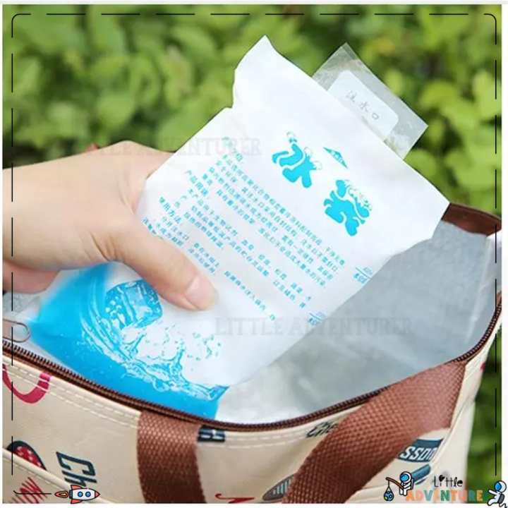 Reusable Breast Milk Ice Bag Pack Water Injection Cooler Frozen Food ...